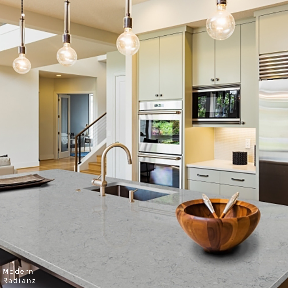 Radianz quartz countertop and solid surface materials