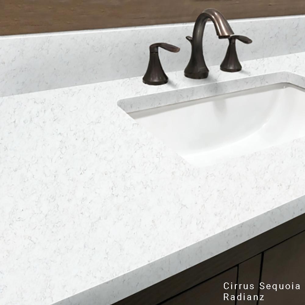 Countertop materials for sale. Quartz, sintered stone